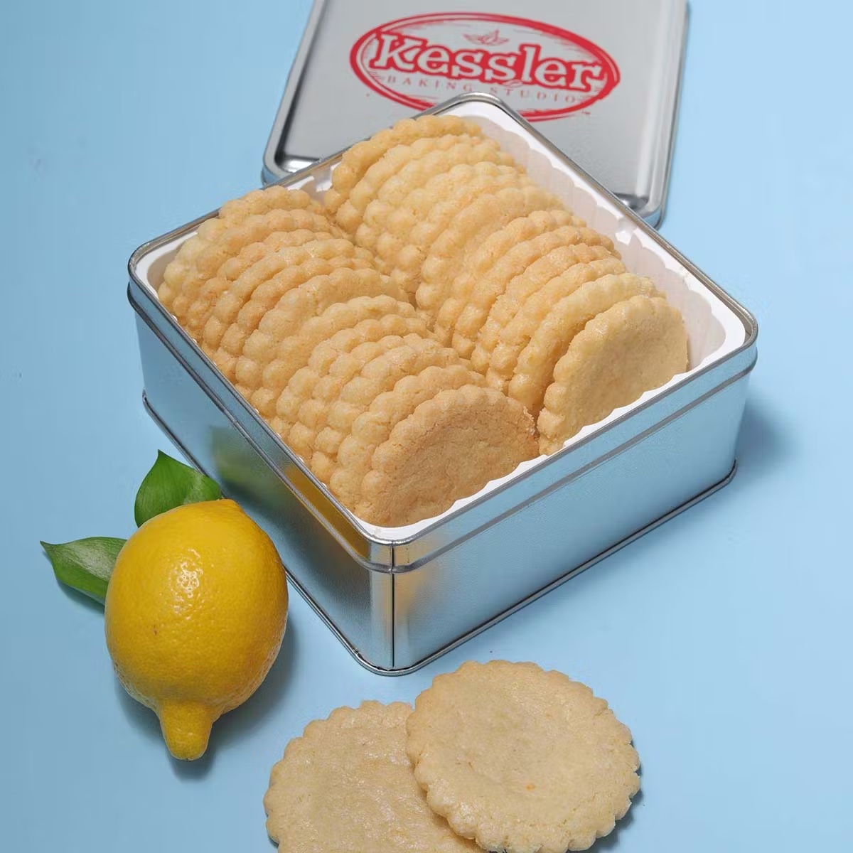Mini Lemon Shortbread Cookies - 28 Pack - Goldbelly