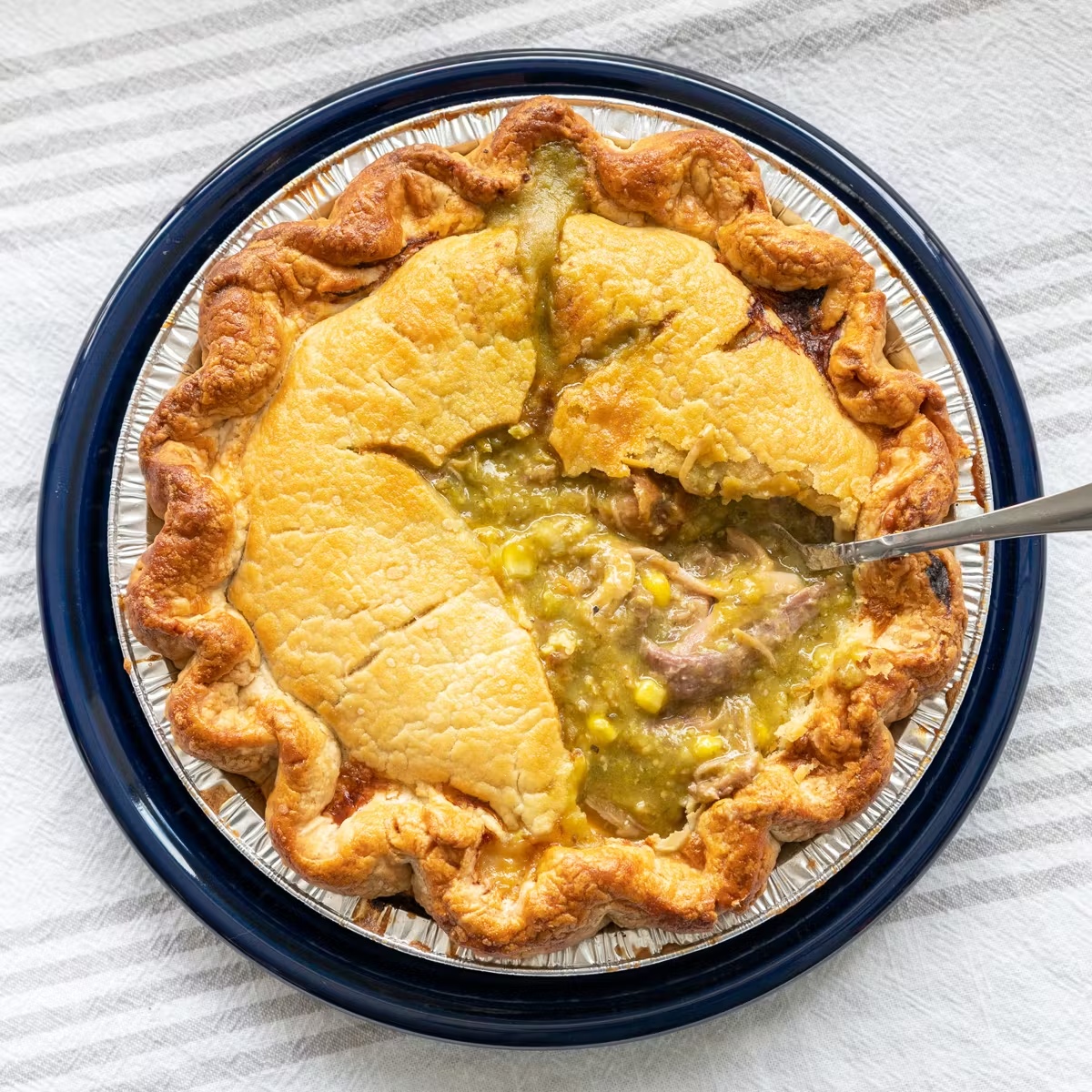 Green Chile Pork Pot Pie - Goldbelly