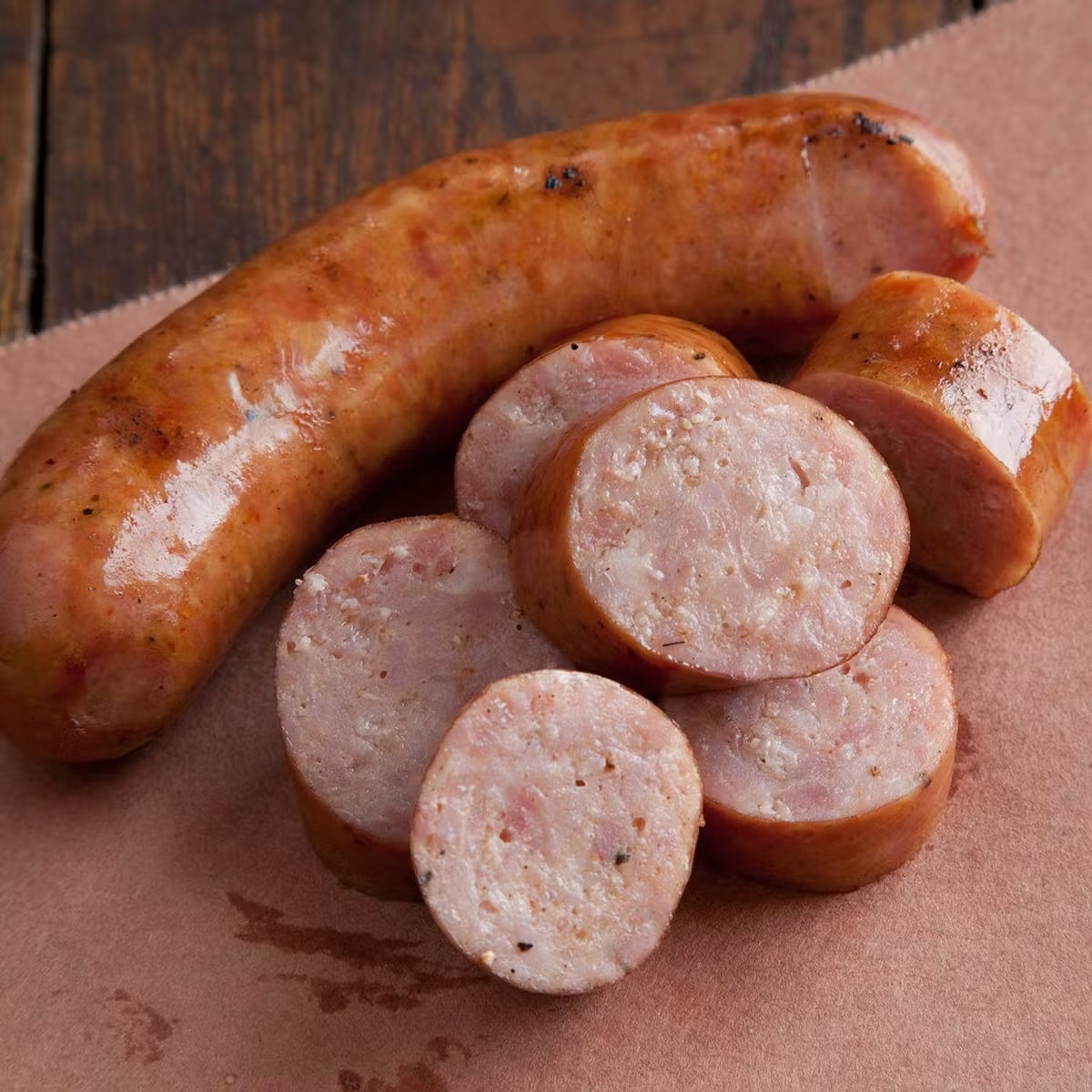 Garlic Smoked Pork Sausage - Goldbelly